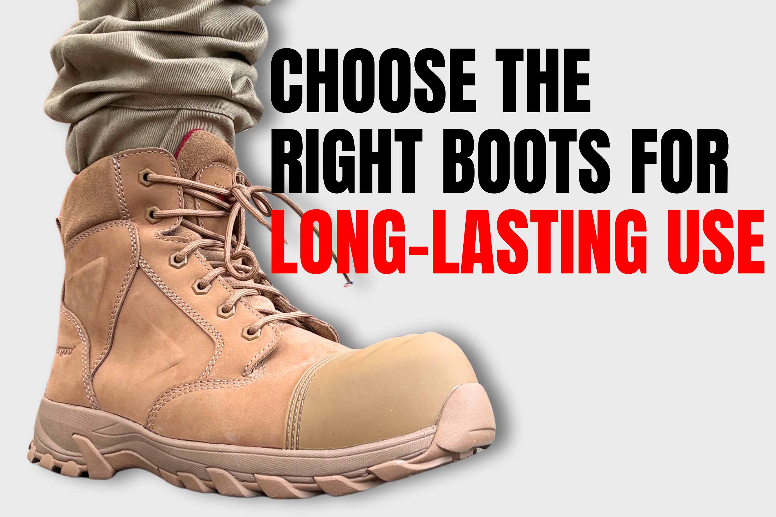 How Long Should Your Work Boots Really Last? – Ergonx
